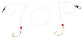 SMP1|Sea Striker Pompano Rig- 2 Drop- #6 WG Nkl Hooks - Cosper Outdoor's