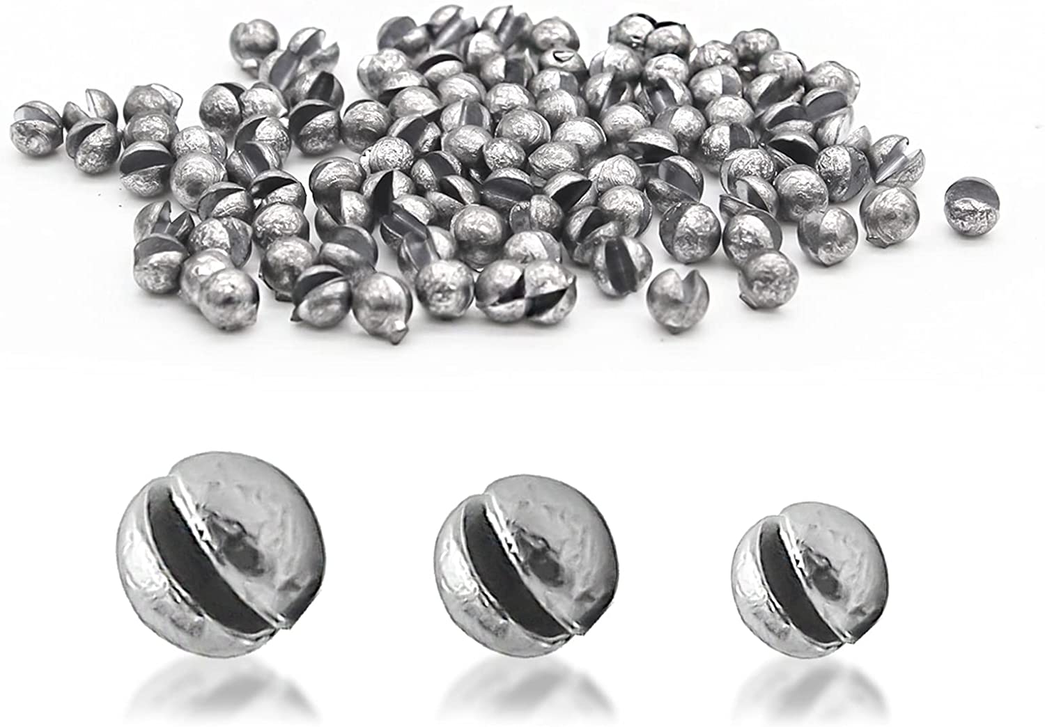 VPSP1|Bullet Weight Round Split Shot Sinkers # 1 - Cosper Outdoor's